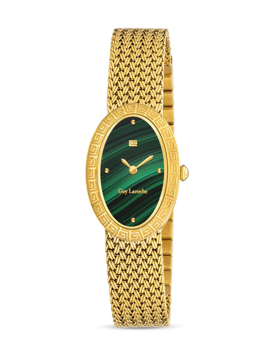 Guy Laroche EMMA Green MOP Oval Dial | Analog Watch For Women's ...